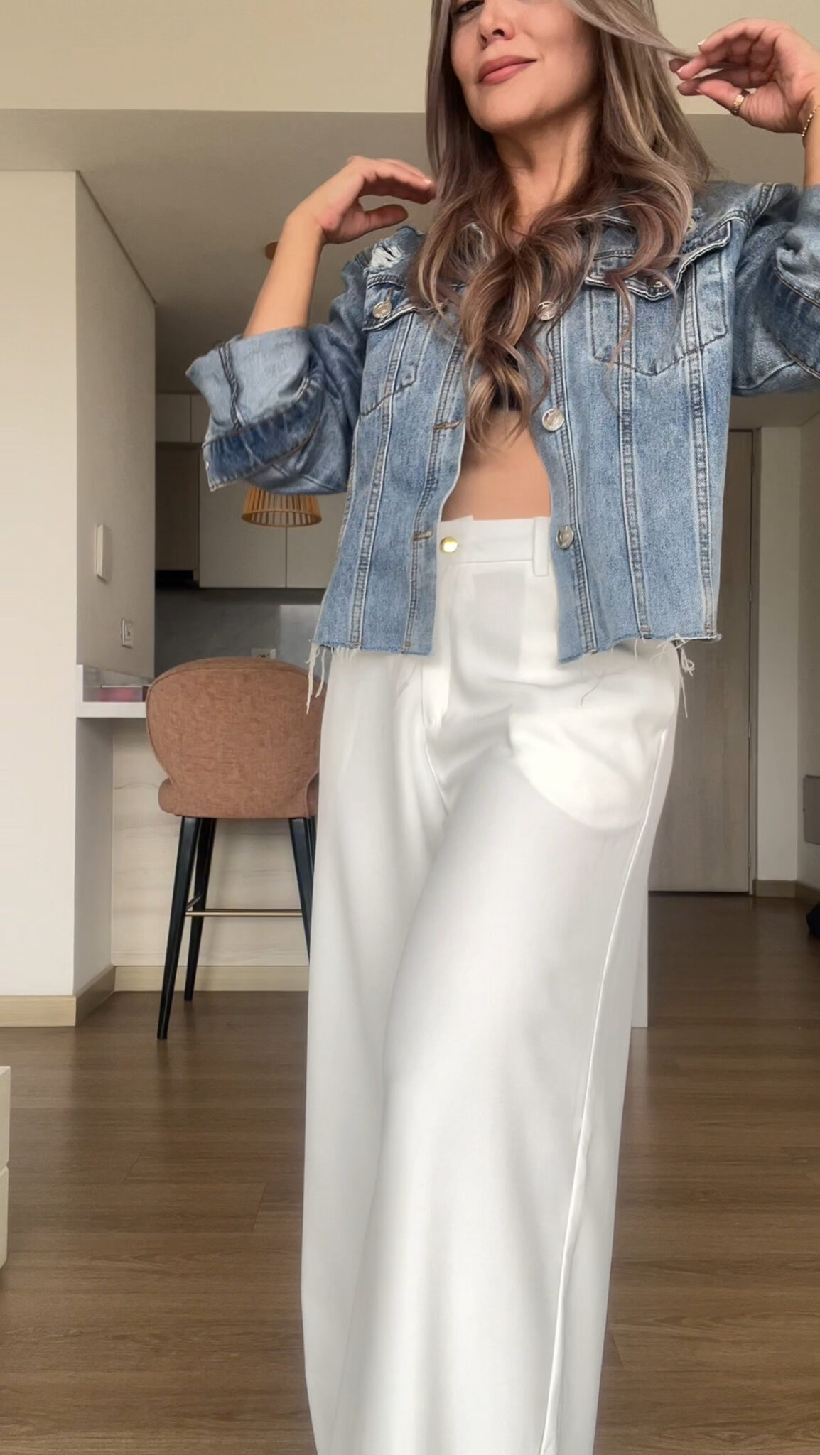 Ref. 085-3: Pantalón clásico recto sin prenses - verde agua - Vioka